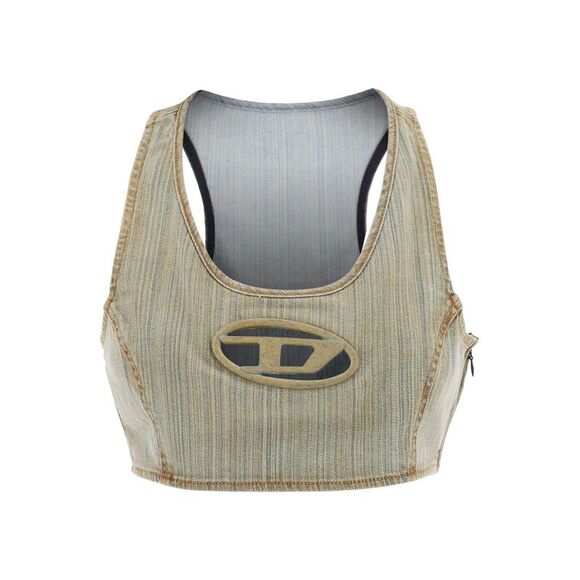 Diesel | Sweaters | Diesel Detopfsd Cropped Top With Oval D Plaque ...